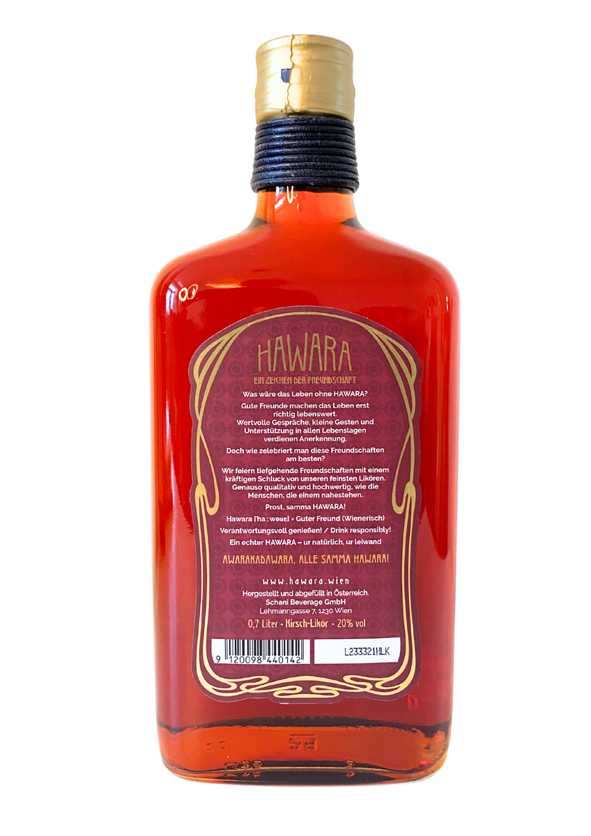 HAWARA Kirsch-Likör 0,7 Liter – Hawara Liköre